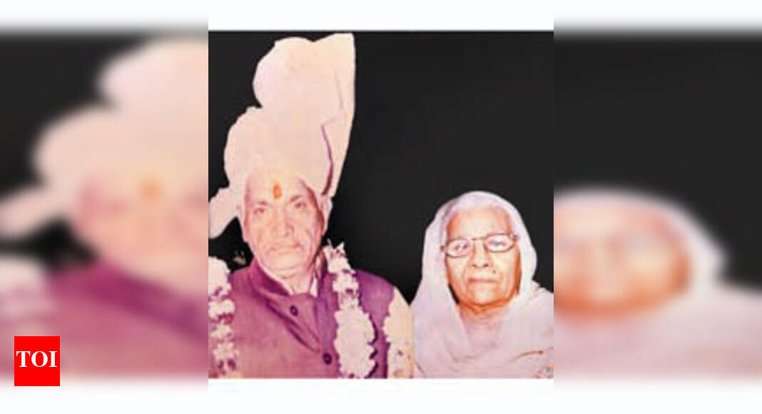 Shri Chunilal Ahuja & Smt Dayawanti Ahuja - Times of India