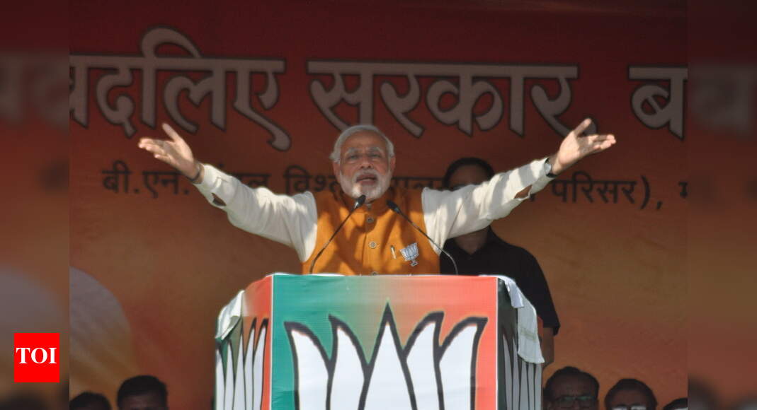 Narendra Modi rallies grow bigger by the day - Times of India