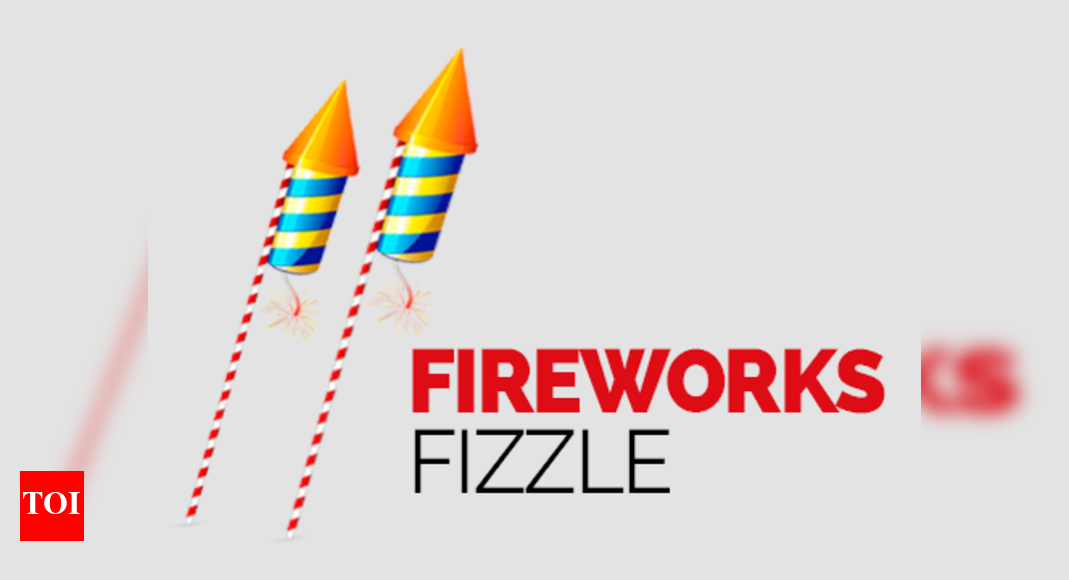 Fireworks fizzle | India News - Times of India