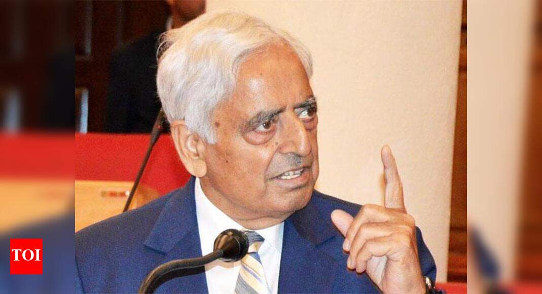 Education is most critical to uplift Muslims: Mufti Mohammed Sayeed ...