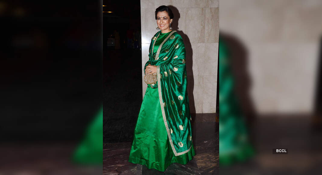 Mini Mathur arrives during the wedding reception of designer Masaba ...