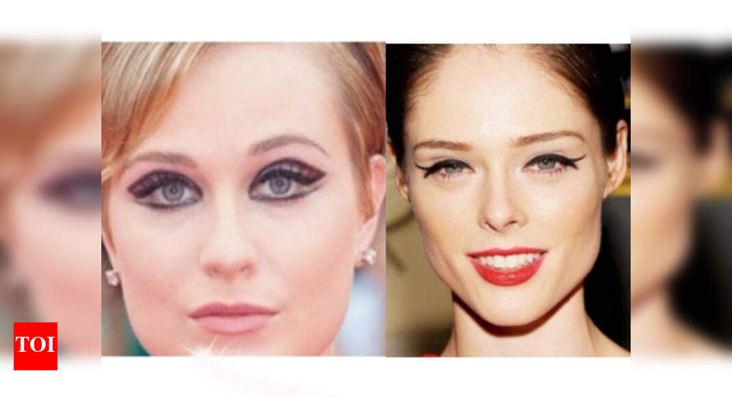 Graphic eyeliners mark a revolution in eye makeup - Times of India
