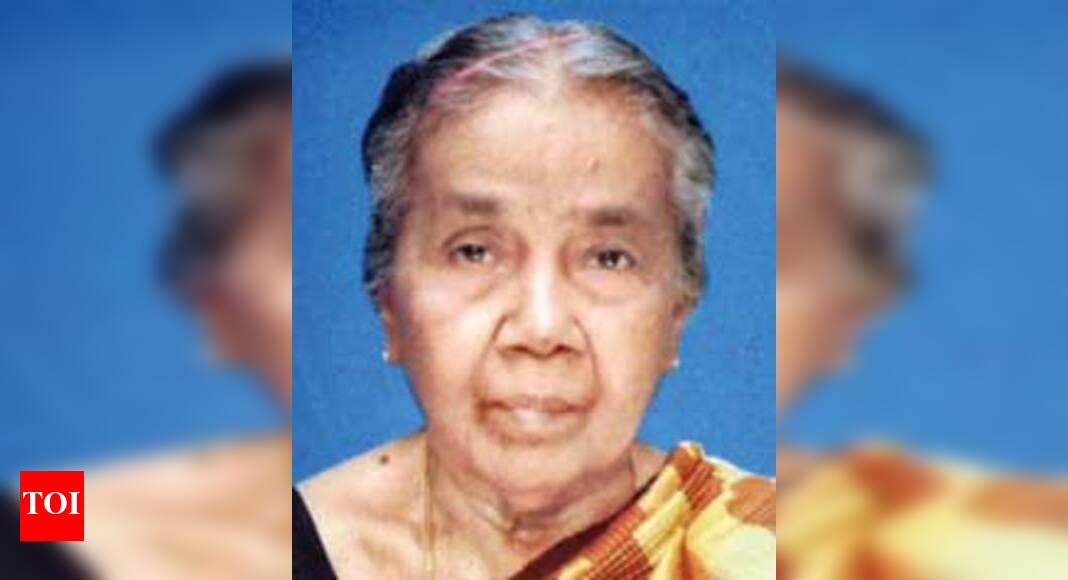 Mrs. MARIAMMA KOSHY - Times of India