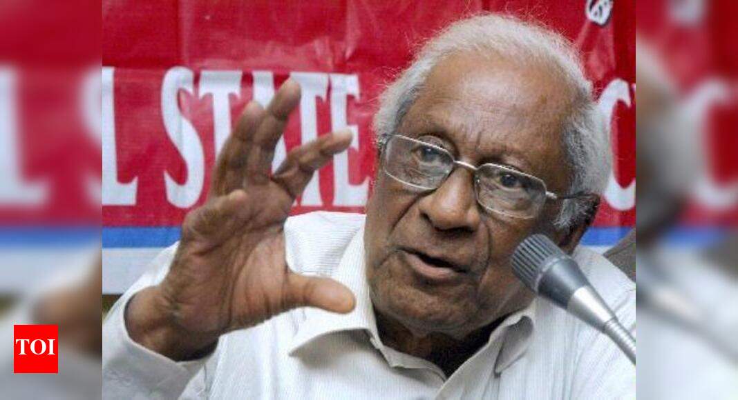 Veteran CPI leader A B Bardhan suffers stroke | India News - Times of India