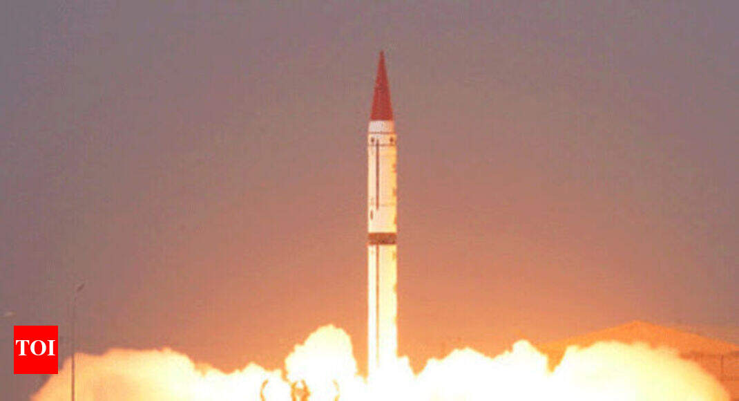 Pakistan test-fires nuclear-capable Shaheen-III ballistic missile ...