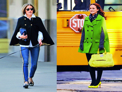 Arm slit capes make a statement this winter - Times of India