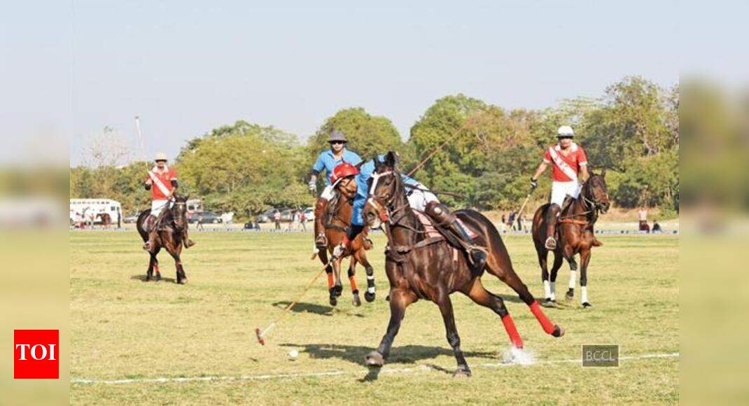 Exhibition Polo match held at the Rajasthan Polo Club grounds in Jaipur ...