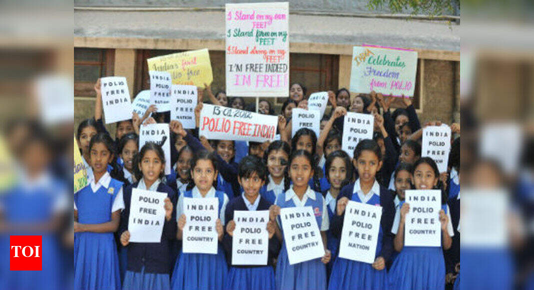 Pulse polio campaign to vaccinate 70L children - Times of India