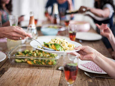 Ways to avoid overeating at parties - Times of India