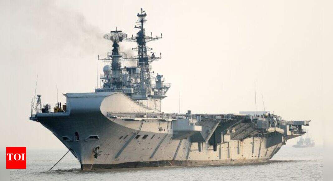 INS Viraat sets off on last tour of duty | India News - Times of India