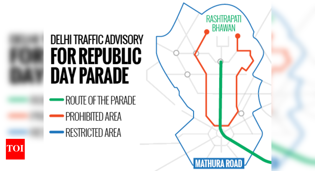 Republic Day parade: Delhi Traffic Police's Advisory | India News ...