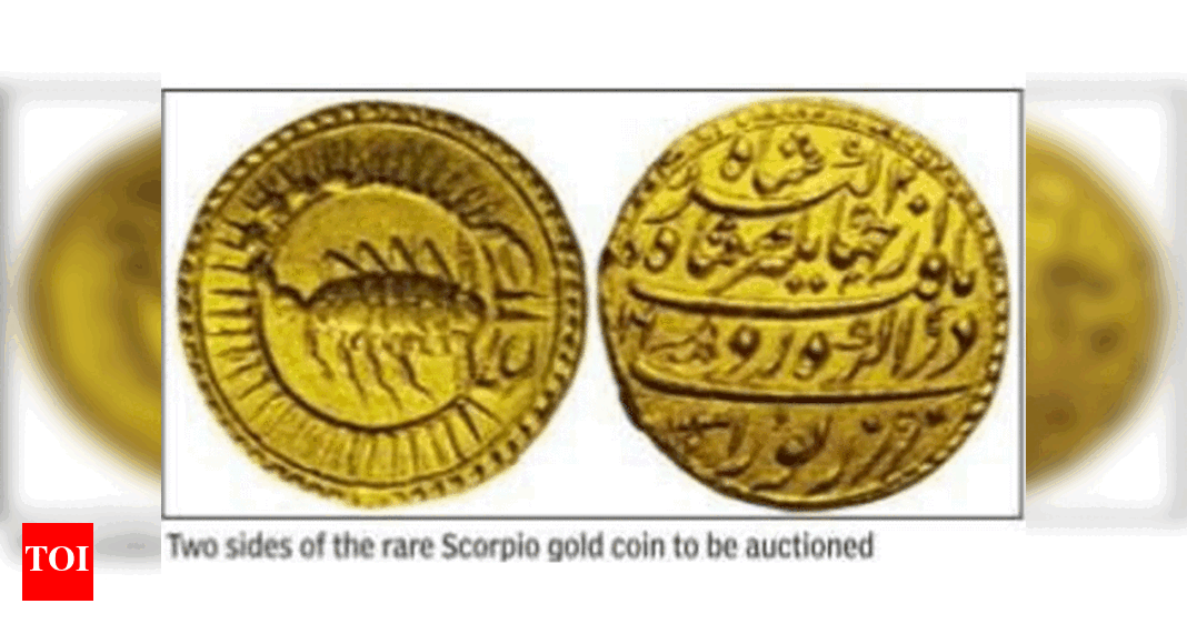 Jehangir-minted gold mohur to go under hammer, expected to fetch record ...