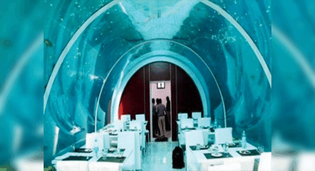 First underwater restaurant offers marine life for eyes, not just your ...