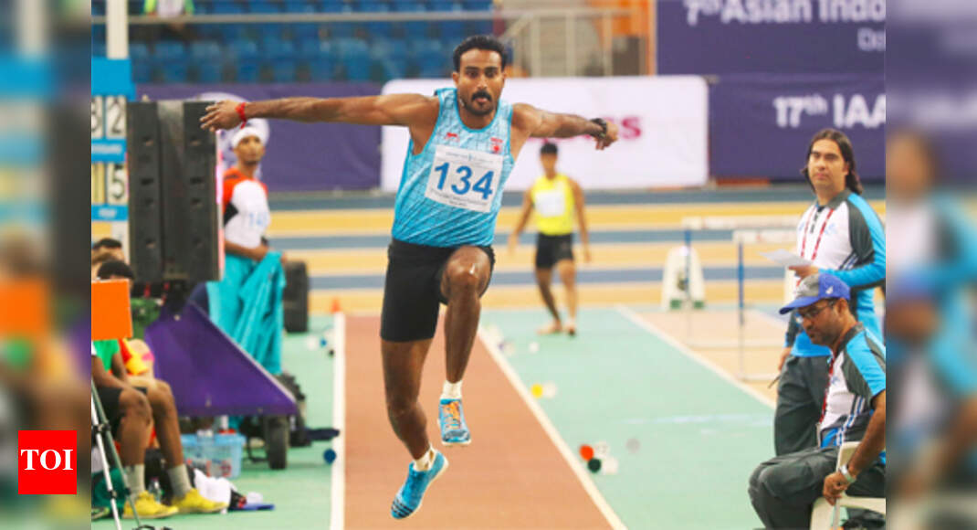 Asian Indoor Athletics: Renjith Maheswary wins silver in triple jump ...