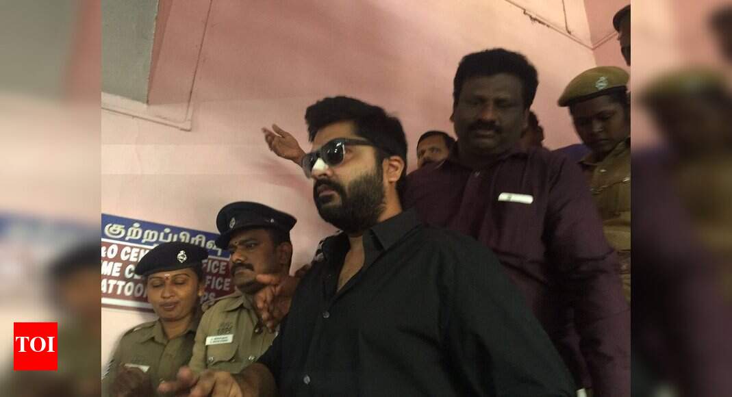 Simbu appears at Coimbatore police station! | Tamil Movie News - Times ...