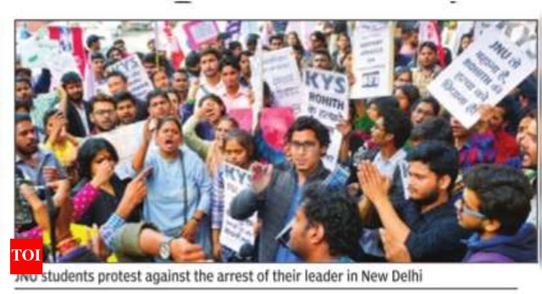 IITians take out protest rally, stand by JNU students | Chennai News ...