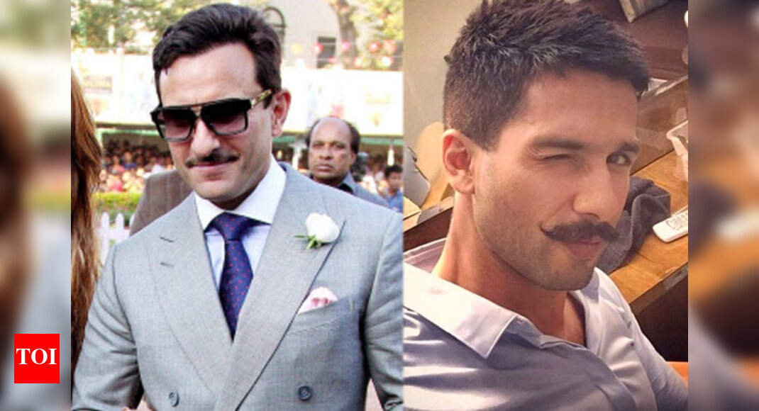 Saif Ali Khan or Shahid Kapoor: Who sports the moustache better ...