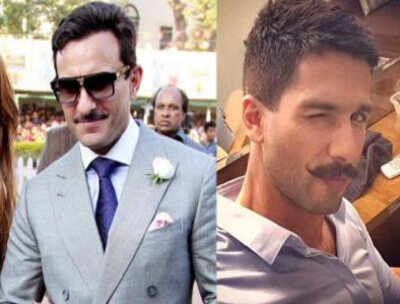 Saif Ali Khan or Shahid Kapoor: Who sports the moustache better ...