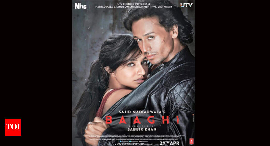 ‘Baaghi’ Poster: Tiger Shroff and Shraddha Kapoor raise your ...