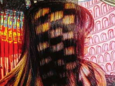 Checkerboard hair colour - Times of India