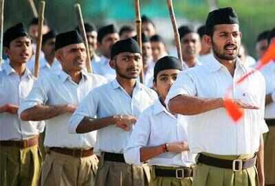 RSS members to don new uniform from Vijaya Dashami | India News - Times ...