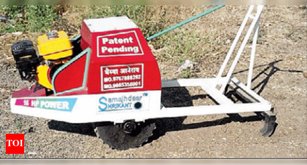 Beed farmer invents versatile crop machine | Chhatrapati Sambhajinagar ...