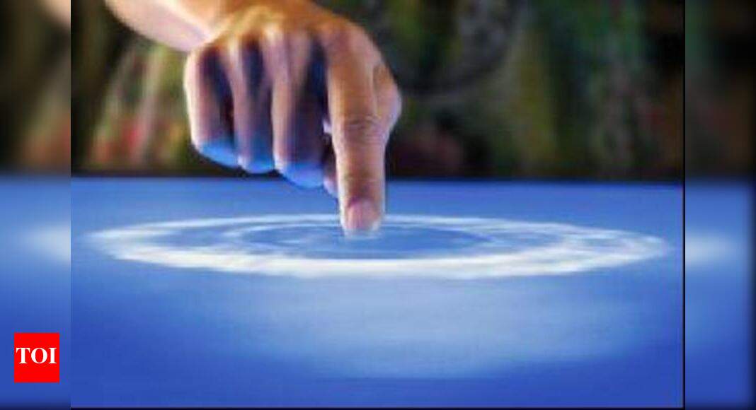 Watch: This app lets touchscreen work without touching - Times of India