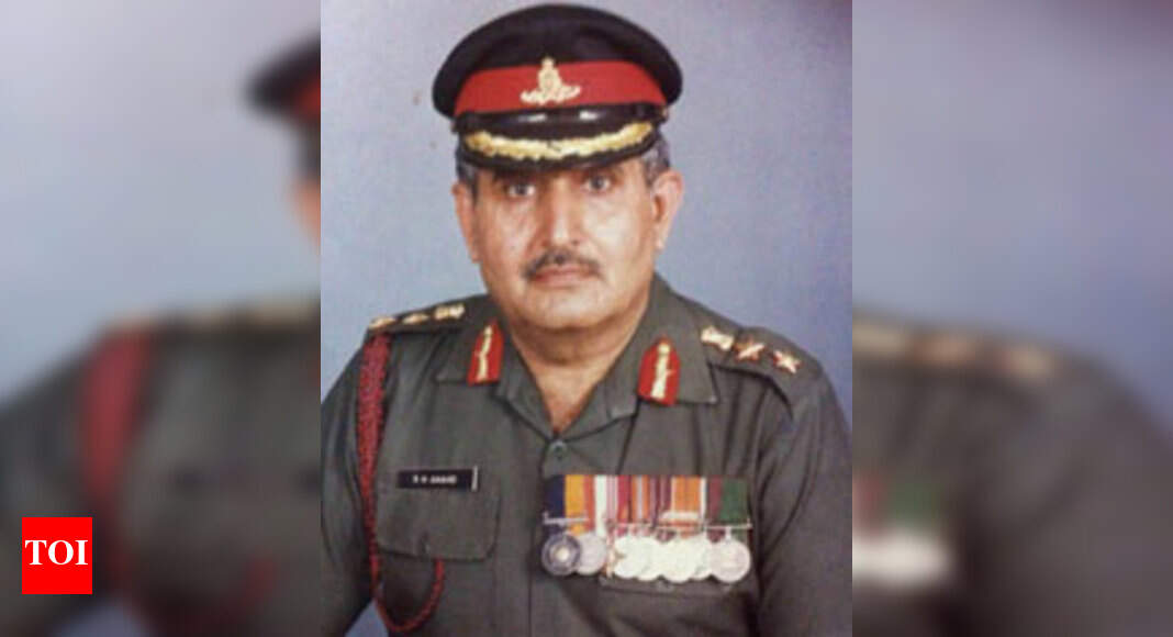 COL R N ANAND, VrC (RETD) - Times of India