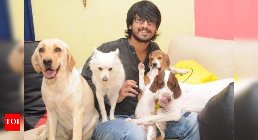 Raj Tarun lives with 20 pet dogs | Telugu Movie News - Times of India
