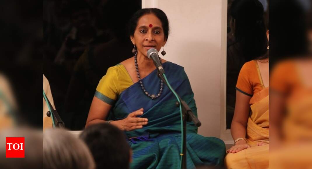 Bombay Jayashree enthralled the audience in a musical event at Alwarpet ...