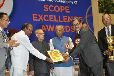NSPCL receives SCOPE excellence awards - Times of India