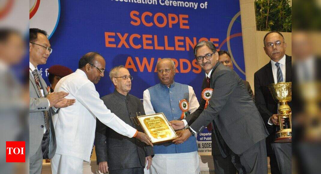 NSPCL receives SCOPE excellence awards - Times of India