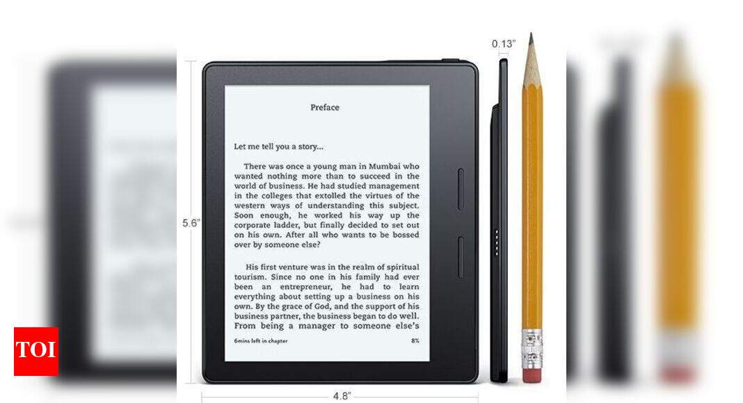 Amazon's most expensive Kindle, Oasis, launches in India - Times of India