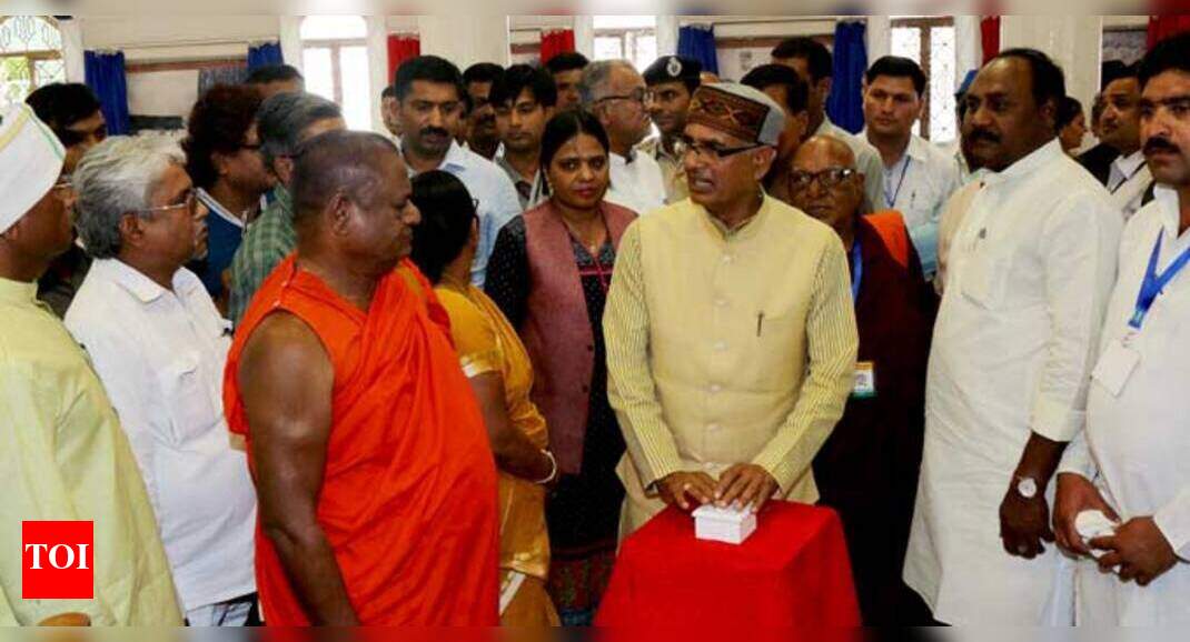 MP CM inspects birthplace of Baba Saheb at Mhow - Times of India