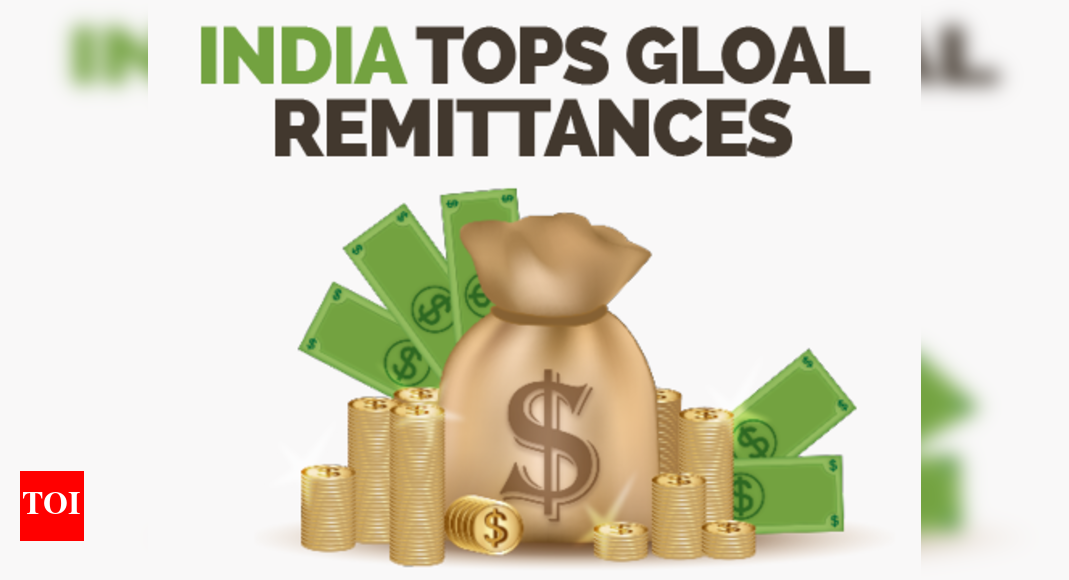 India tops largest remittance receiver list | India News - Times of India
