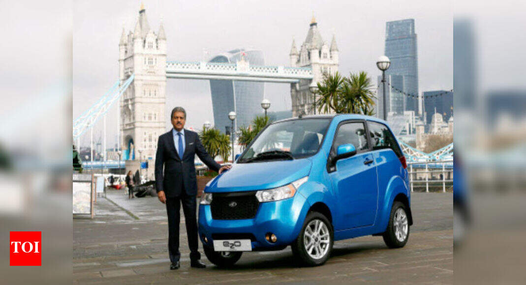 Mahindra launches electric car 'e2o' in UK - Times of India