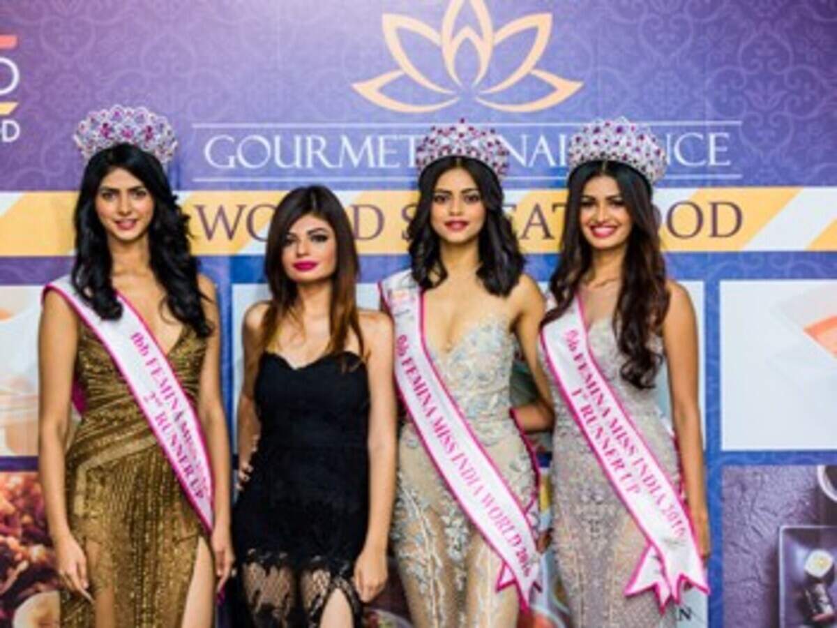 Miss India 2016 finalists treated to a life-size cake at the grand finale
