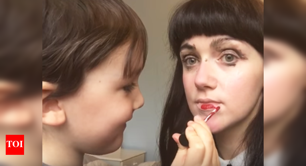 This kids makeup tutorial is the best thing to watch today - Times of India
