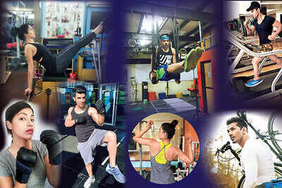 Here’s how celebs sweat it out! - Times of India