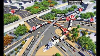PWD readies ITO foot overbridge plan | Delhi News - Times of India
