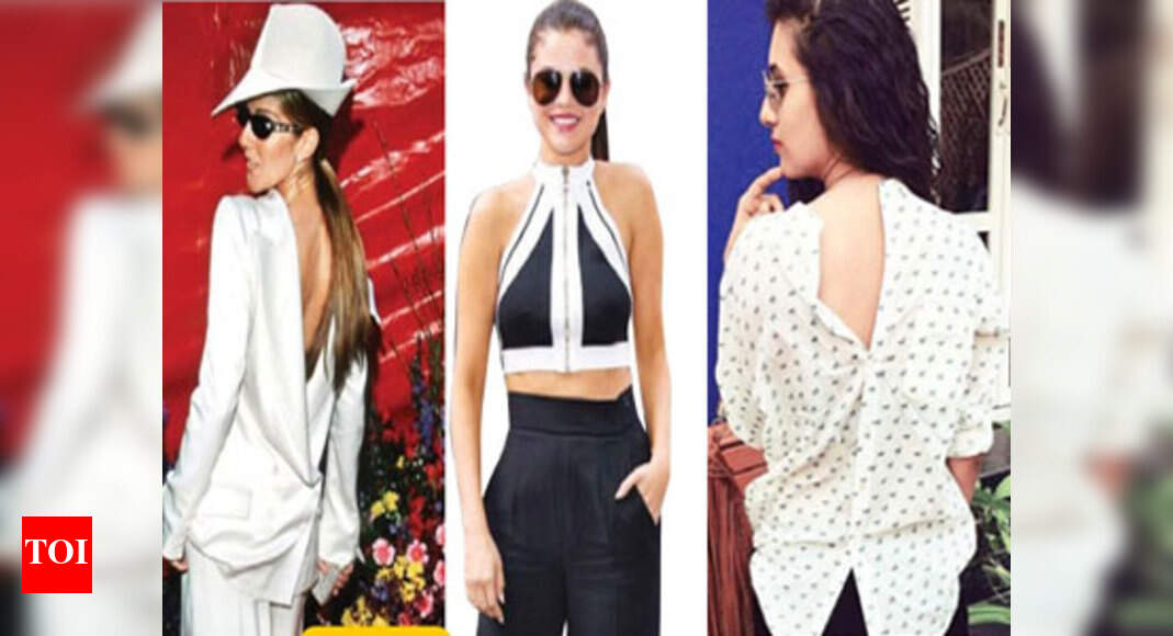 Do a reverse flip with backward fashion - Times of India