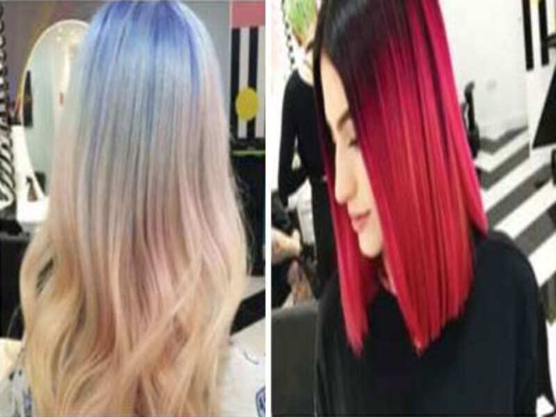 High-end bleed hair trend - Times of India