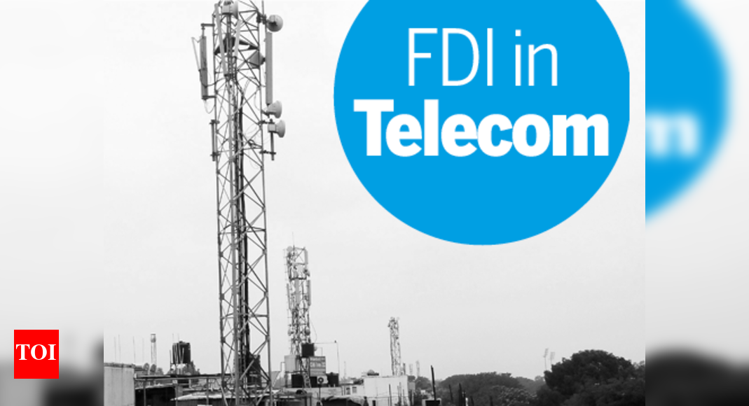 FDI in Telecom zooms - Times of India
