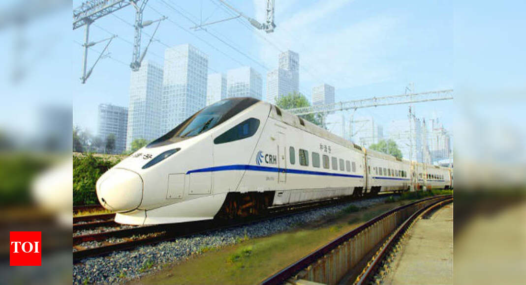 China launches self-made magnetically levitated train - The Times of India