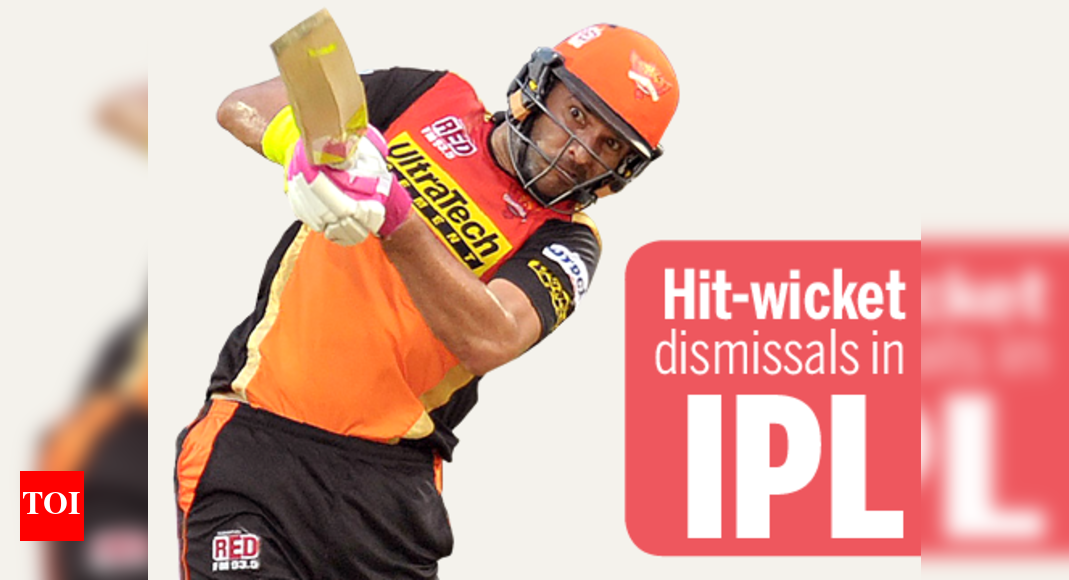 Hit-wicket dismissals in IPL | undefined News - Times of India