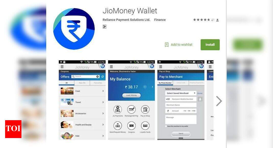 Reliance Jio Money Wallet silently launched on Google Play Store ...
