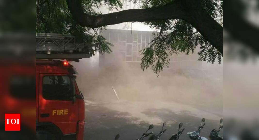 Fire breaks out at ITO's Times of India building, no casualties ...