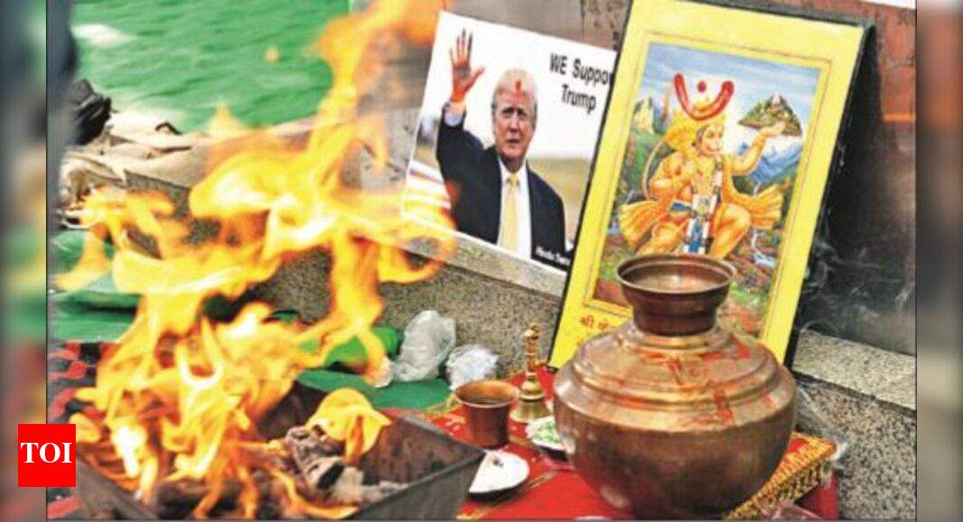 Hindu Sena prays for Trump's success | Delhi News - Times of India