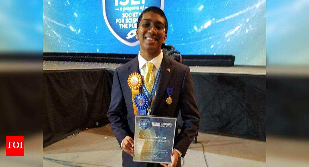 Indian-American teen wins Intel Young Scientist Award - Times of India