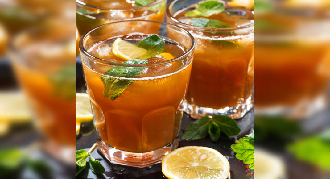 Mint and Ginger Iced Tea Recipe: How to Make Mint and Ginger Iced Tea ...